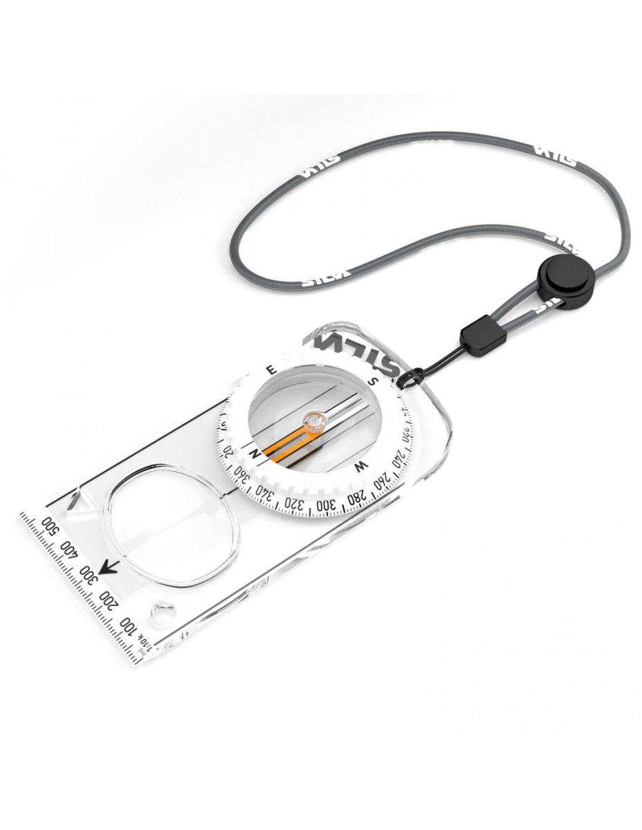 Kompass ar lielu lupu Silva Spike Jet Zoom | Veikals Ceļotājs